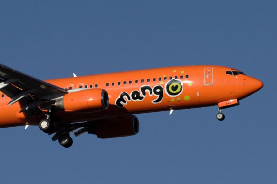 Mango Airline Logo Purple Mango Studio