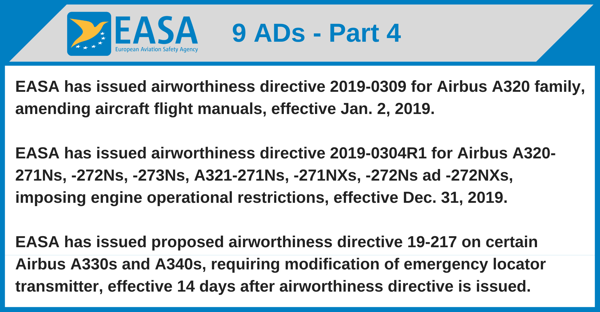 Global Regulatory Update, Dec. 22-28, 2019 | Aviation Week Network