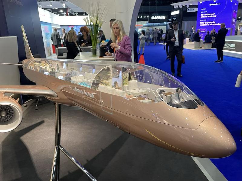Gallery: A Peek At Miniature Aircraft Cabins EBACE 2023 | Aviation Week ...