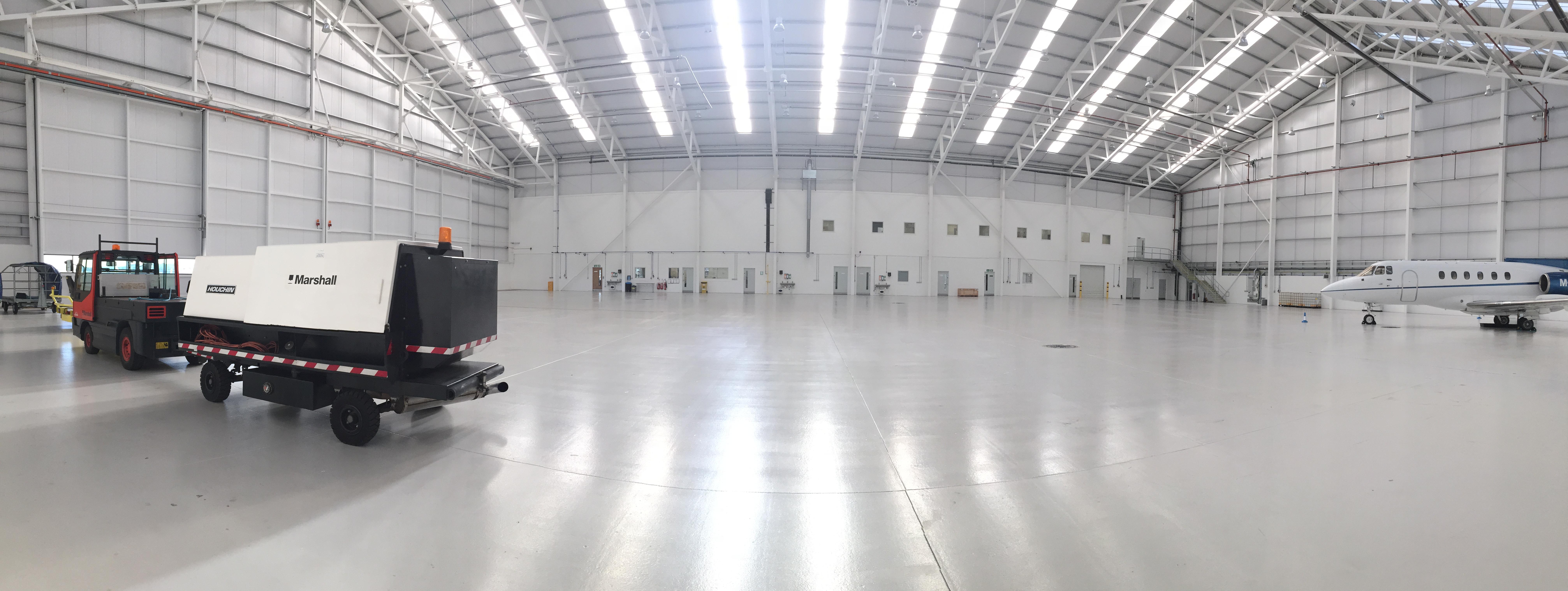 Inside Marshall Aviation's Hangar In Birmingham, England