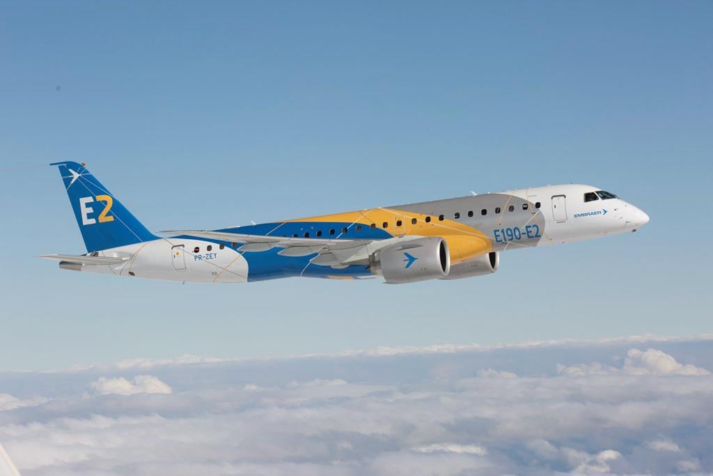 Embraer’s E190-E2 Takes To The Air | Aviation Week Network